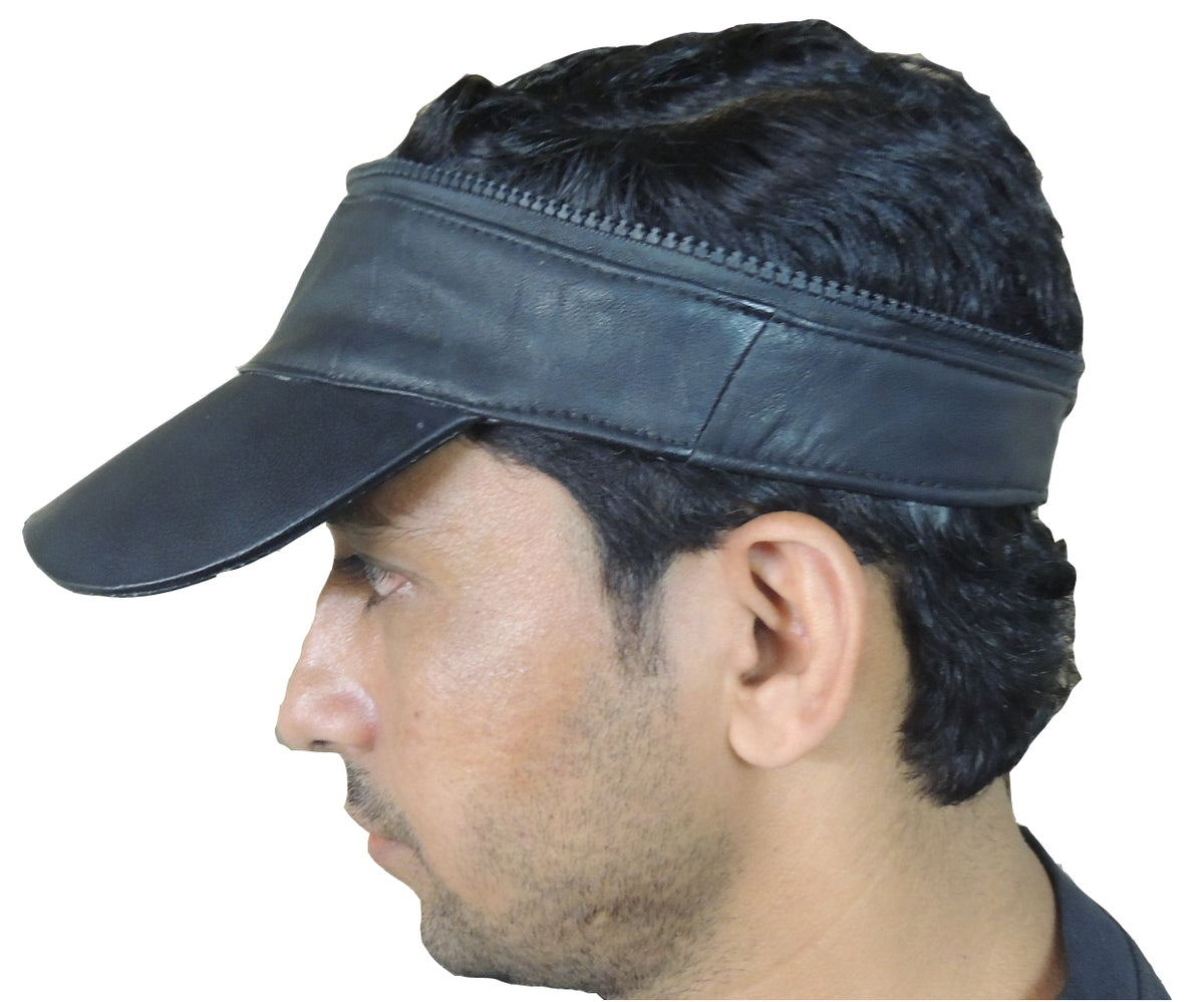 RL Leather Zipper Cap – Walletsnbags